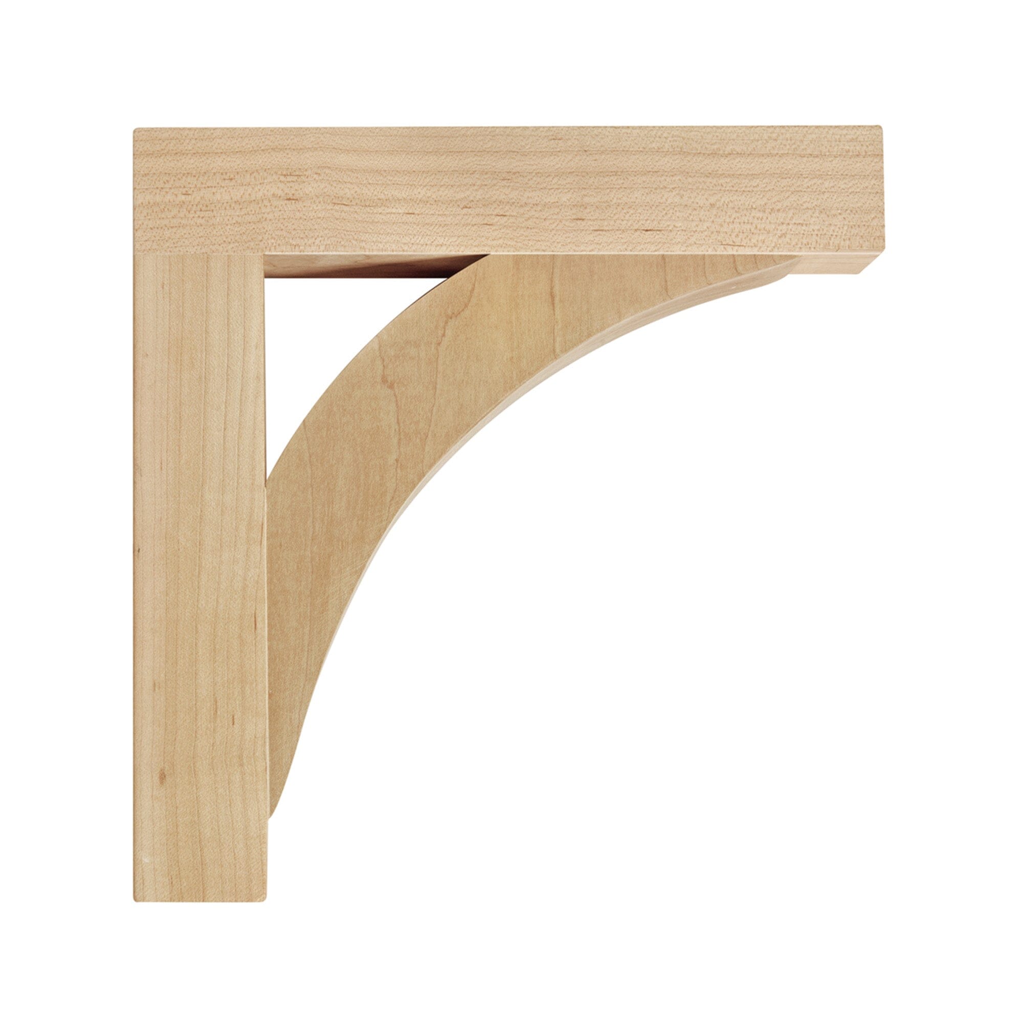 Farmhouse Arch Wood Bracket (9"h x 9"d) – Waddell