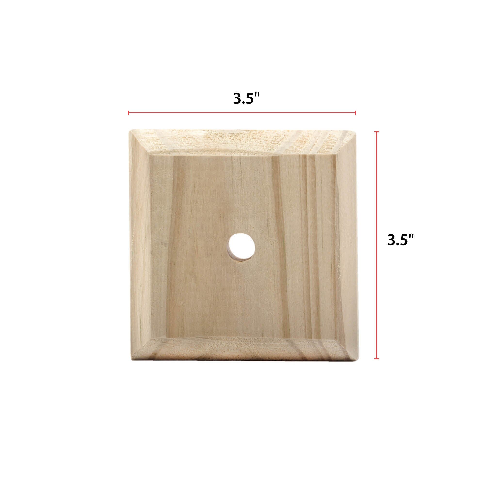 Small Post Top Plate (3.5"w) – Waddell