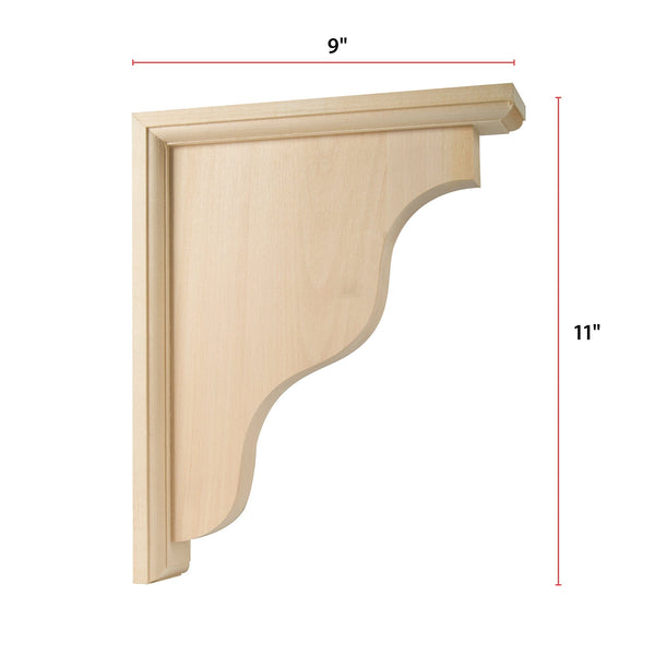 Two Way Bracket (11"h x 9"d) – Waddell